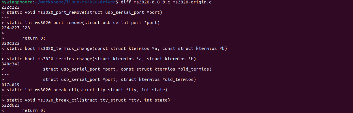 Linux ms3020串口驱动移植 - hywing techzone